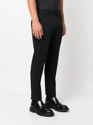 PT TORINO Straight-leg Tailored Trousers - Black