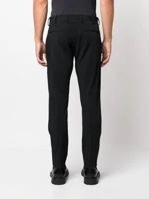 PT TORINO Straight-leg Tailored Trousers - Black