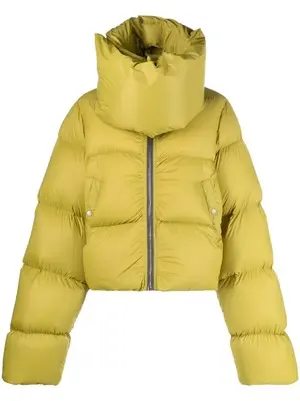 Rick Owens Funnel-neck Puffer Jacket - Green