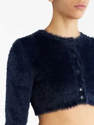 Etro Brushed-knit Cropped Cardigan