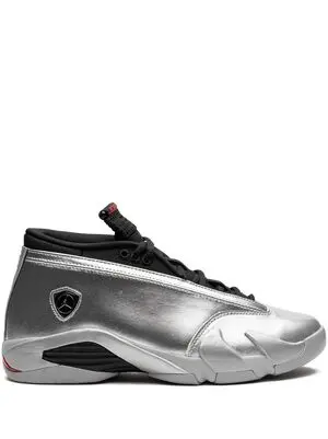 Jordan Silver Tone Sneakers For Women