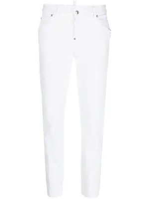 Dsquared2 Straight-leg Cropped Jeans - White