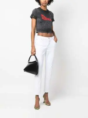 Dsquared2 Straight-leg Cropped Jeans