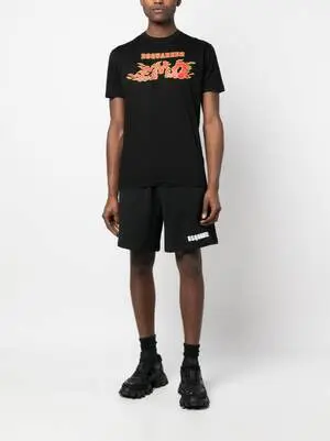 Dsquared2 Graphic-print Cotton T-shirt
