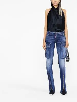 Dsquared2 Cargo Flared Jeans