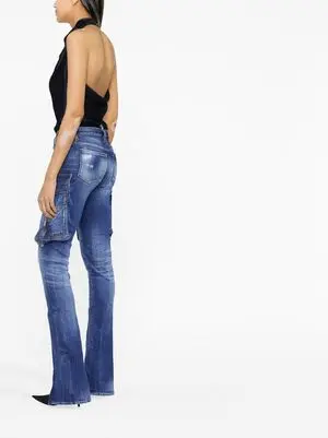 Dsquared2 Cargo Flared Jeans