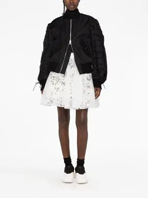 Simone Rocha Sequin-embellished Tulle Miniskirt