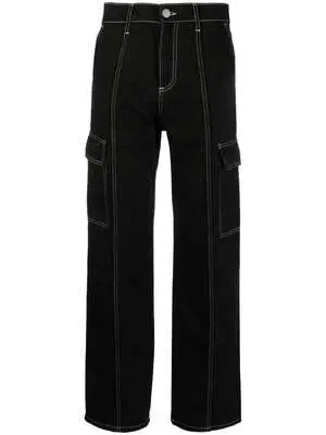 Philosophy Di Lorenzo Serafini Contrast Stitching Jeans For Women