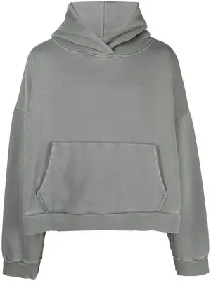 ENTIRE STUDIOS Washed Drop-shoulder Hoodie - Grey