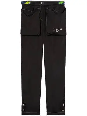 Emilio Pucci Patch-pocket Straight-leg Trousers
