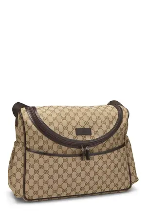 Gucci Original Gg Canvas Diaper Bag