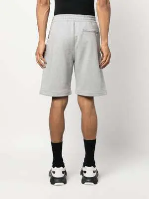 Alexander McQueen Graffiti-print Track Shorts - Grey