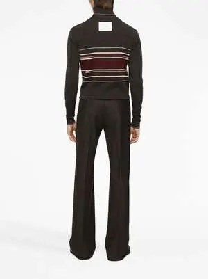 Dolce & Gabbana Striped Roll-neck Wool Jumper