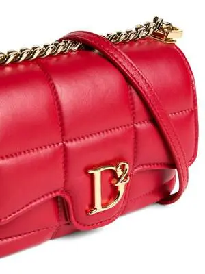 Dsquared2 Logo-plaque Quilted Leather Bag