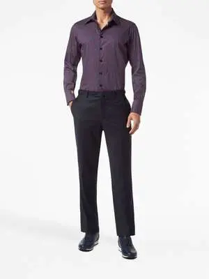 BILLIONAIRE Logo-print Stretch-cotton Shirt