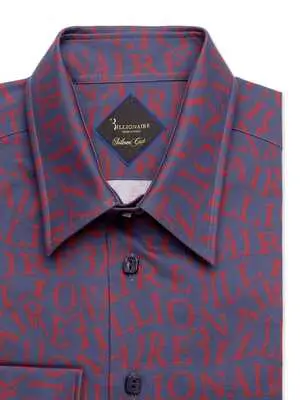 BILLIONAIRE Logo-print Stretch-cotton Shirt