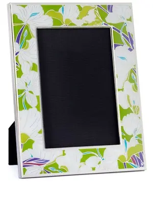 Shanghai Tang Floral-print Photo Frame - Green