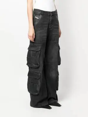 DIESEL® 1996 D-sire 0hlaa Straight-leg Jeans - Black