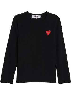 Play Comme Des Garcon Crewneck Sweaters For Women