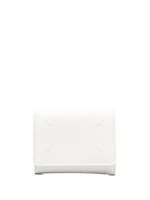 MAISON MARGIELA Four-stitch Leather Wallet - White