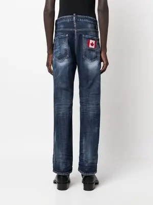Dsquared2 Low-rise Straight-leg Jeans