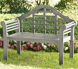 EVERGREEN Lutyens Wood Garden Bench - One-color