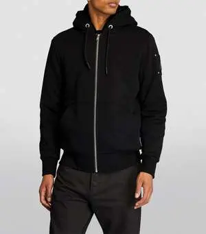 Moose Knuckles Padded Zip-front Hoodie