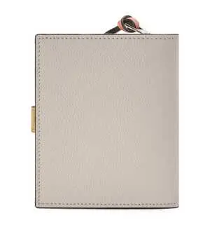 Loewe Leather Zip Wallet - Beige