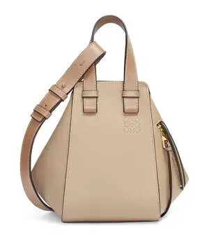 Loewe Leather Hammock Handbag - Beige