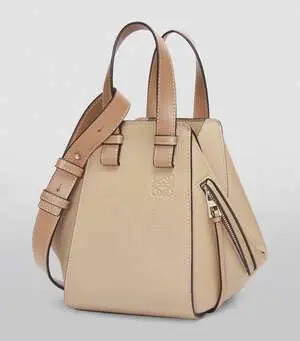 Loewe Leather Hammock Handbag - Beige