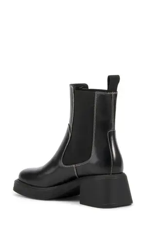 VAGABOND SHOEMAKERS Dorah Chelsea Boot - Black/white Leather