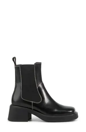 VAGABOND SHOEMAKERS Dorah Chelsea Boot - Black/white Leather