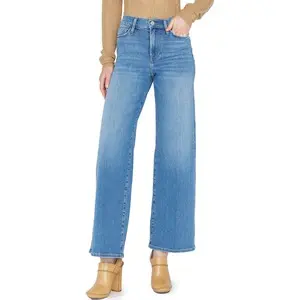 FRAME Le Slim Palazzo Ankle Jeans - Drizzle