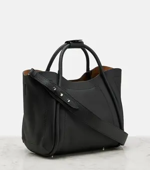 Max Mara Marine Leather Tote - Black