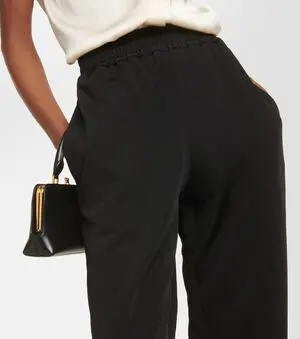 JIL SANDER Wool-blend Sweatpants - Black