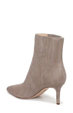 Veronica Beard Lisa 70mm Pointed Toe Bootie - Bark
