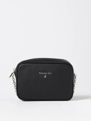 Patrizia Pepe Patrizia Pepe Grained Leather Camera Bag Black