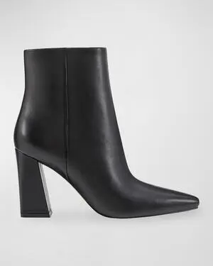 Marc Fisher Marc Fisher LTD Yanara Leather Booties Black