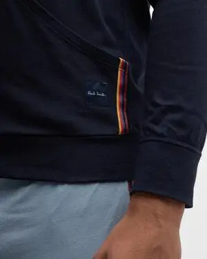 Paul Smith Cotton Jersey Hoodie - Navy