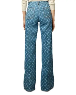 Gerard Darel Anna Mid Rise Bootcut Jeans