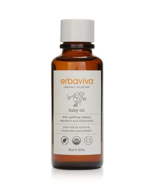 Erbaviva Baby Oil 4 Oz - No Color