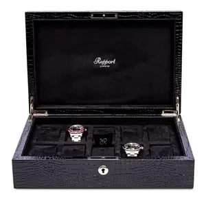 RAPPORT LONDON Brompton Ten Watch Box - Black