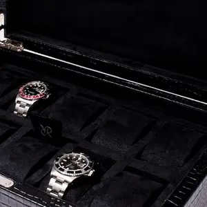 RAPPORT LONDON Brompton Ten Watch Box - Black