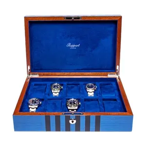 RAPPORT LONDON Labyrinth Watch Box - Blue