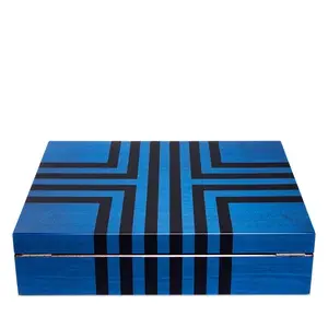 RAPPORT LONDON Labyrinth Watch Box - Blue