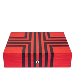 RAPPORT LONDON Labyrinth Watch Box Red