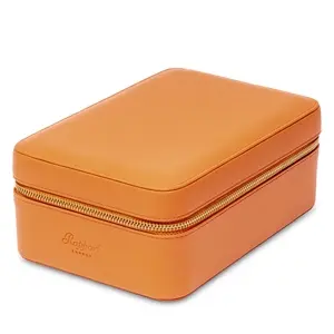 RAPPORT LONDON Hyde Park Four Watch Leather Zip Case - Tan