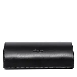 RAPPORT LONDON Hyde Park Three-Watch Leather Pouch Black