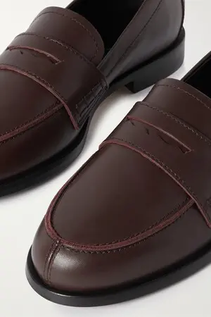 AeydĒ Oscar Leather Loafers - Brown