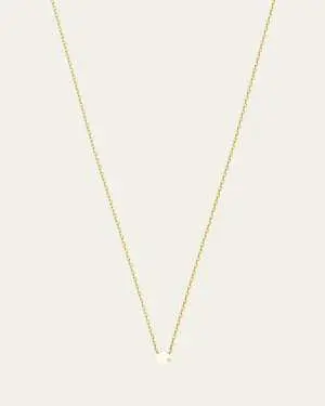 KAMAL Eye Adore Mini Pendant Necklace, 7mm - Gold